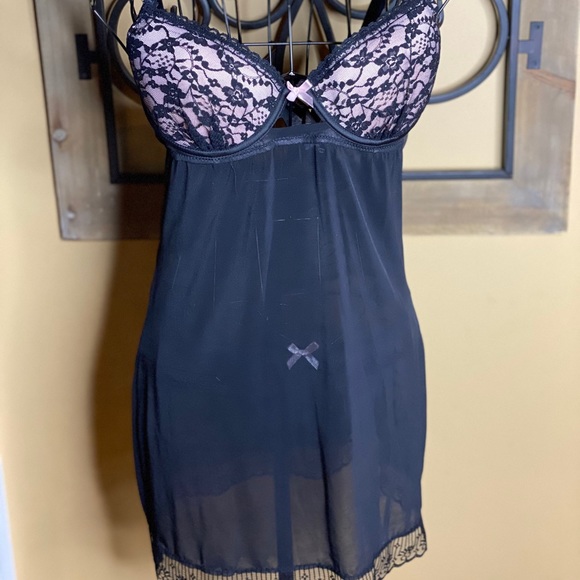 Essentials | Intimates & Sleepwear | Naughty Thong Mesh Lingerie Set ...